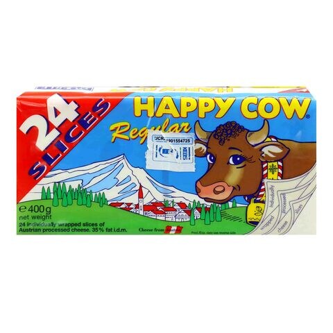 Buy Happy Cow 24 Slices Regular 400G Online - Carrefour Kenya