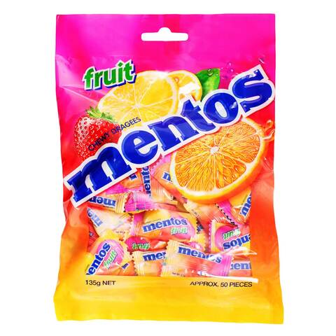 Buy Mentos Mix Fruit Chewing Gum 150g Online - Carrefour Kenya