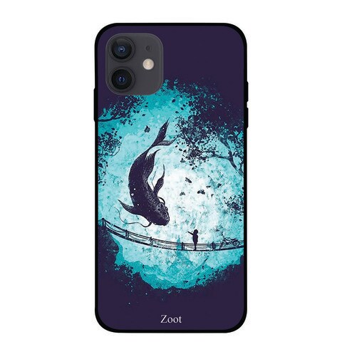 Zoot Premium Quality Design Case Cover For iPhone 12 Mini Blue Fish ...