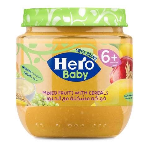 Hero Baby Mixed Fruits With Cereal 130ml price in UAE | Carrefour UAE ...