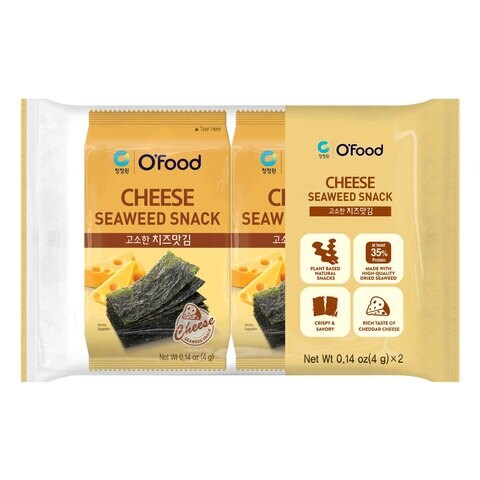 OFood Cheese Seaweed Snack 4g Pack of 2 price in UAE | Carrefour UAE ...