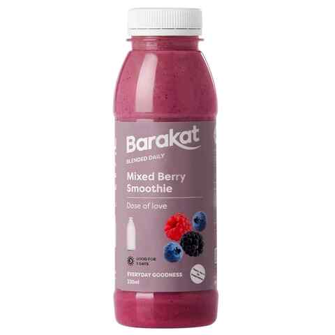 Barakat Mixed Berry Smoothie 330ml price in UAE | Carrefour UAE ...