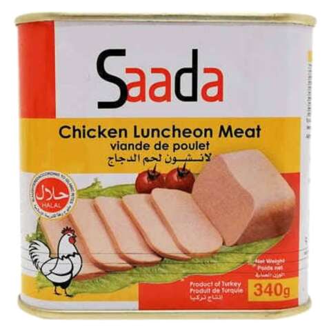Saada Chicken Luncheon Meat 340g price in Kuwait | Carrefour Kuwait ...
