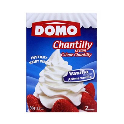 Buy Domo Chantilly Cream Vanilla 80GR Online - Shop Food Cupboard on ...