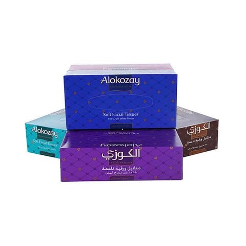 Alokozay Soft Facial Tissue 150 countx5 price in UAE | Carrefour UAE ...