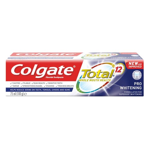 Colgate Total Pro Whitening Whole Mouth Health Toothpaste 75ml price in ...