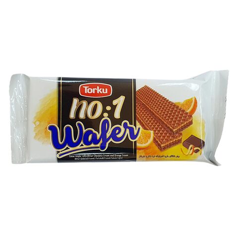 Buy Torku No 1 Wafer Cocoa With Chocolate And Orange Cream 50 Gram ...